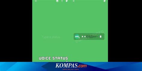 Cara Membuat Status Whatsapp Pakai Voice Note