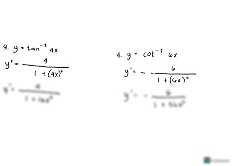 Solution Derivative Of Inverse Trigonometric Function Problem With