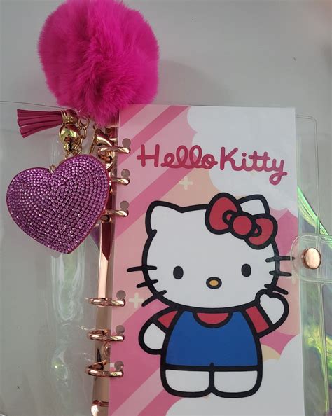 Kitty Themed Savings Binder Helo Kitty Savings Challenges Binder Included Mini Savings