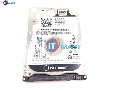 WD5000LPLX WESTERN DIGITAL BLACK 500GB 7.2K SATA 2.5'' HARD DRIVE