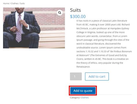 how to add woocommerce request a quote button quadlayers