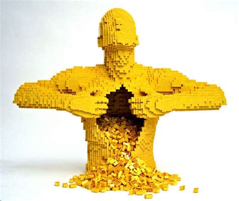 Lego Man Amazing Lego Creations Lego Sculptures Cool Lego Creations