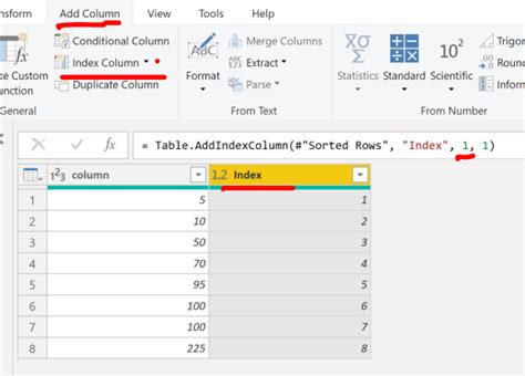 solved create a rank index column in power query microsoft power bi