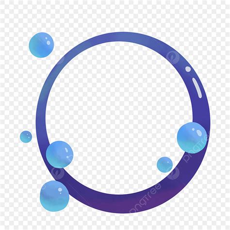 Clear Bubble Border Clip Art