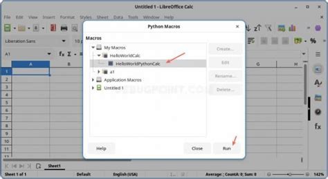 Write Your First Python Macro In Libreoffice