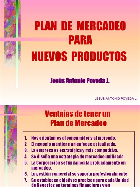 Plan De Mercadeo Guia Estrategica Pdf Marketing Mercado Economía