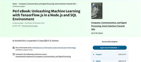 Sanjay R On Linkedin Researchpublication Machinelearning