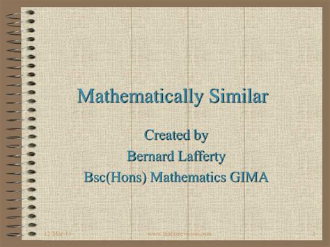 Ppt Mathematically Similar Powerpoint Presentation Free Download Id 436943