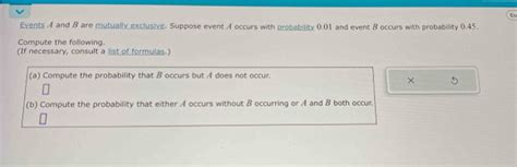 solved events a and b are mutually exclusive suppose event a occurs
