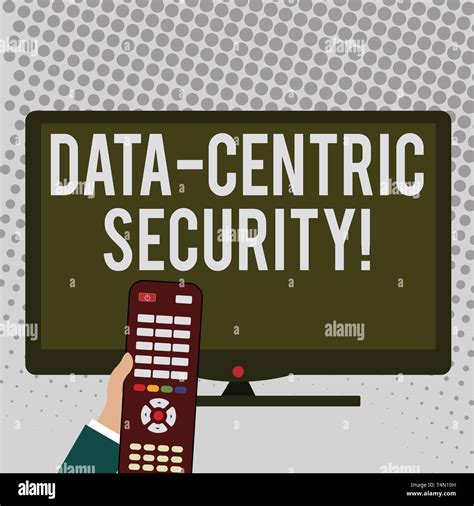 Handwriting Text Writing Data Centric Security Conceptual Photo