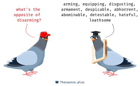 Disarming Synonyms And Disarming Antonyms Similar And Opposite Words