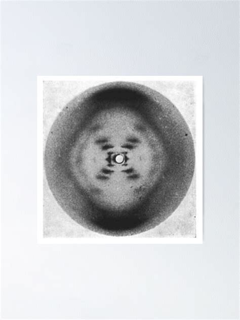 Rosalind Franklin Diffraction Poster For Sale By Marionhy Redbubble