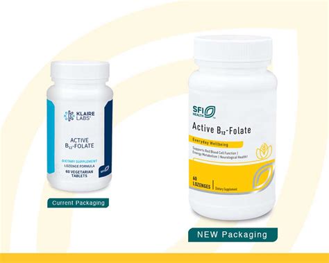 Klaire Labs Active B12 Folate New Look