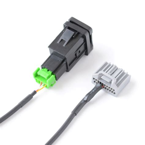 Caijiexi Car Radio Aux Input Cable Adapter For Civic 8th Generation