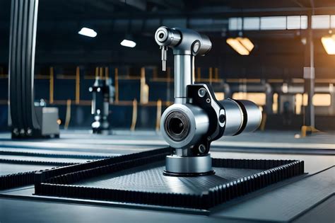 Premium Ai Image Robot Arm Cnc Automation Handling System For