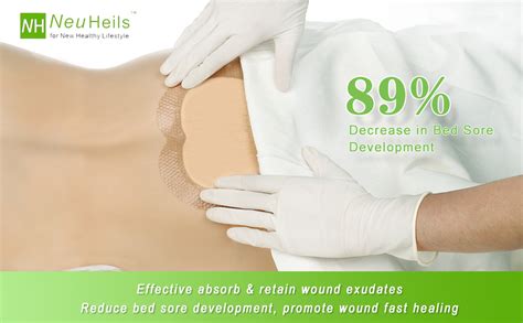 Sacrum Silicone Foam Dressing With Gentle Border For Sacral Ulcer Pressure Ulcer