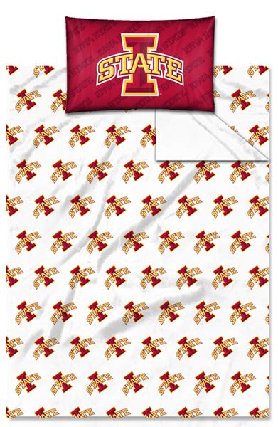 E87027 Northwest Ncaa Iowa State Cyclones Twin Sheet Sets