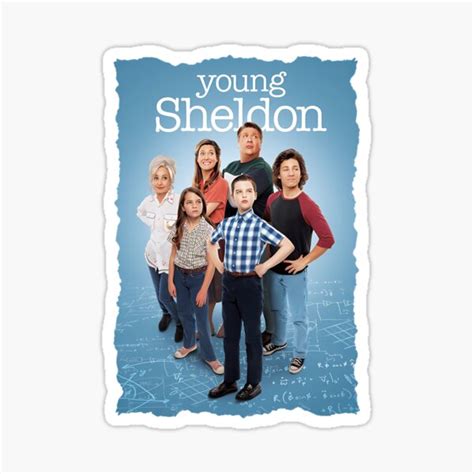 Young Sheldon Sticker For Sale By Blancohermila Redbubble