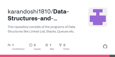 Github Karandoshi1810data Structures And Algorithms This Repository Consists Of The Programs