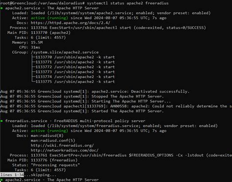 How To Install Freeradius And Daloradius On Ubuntu 2204 Greencloud Documentation