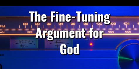 The Fine Tuning Argument For God Five Essential Resourceslords Library