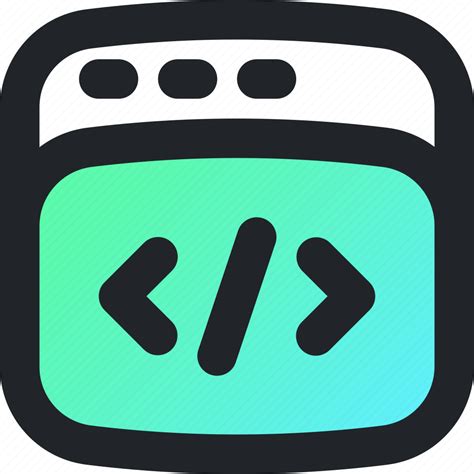 Ui Development Software Computer Technology Code Coding Icon