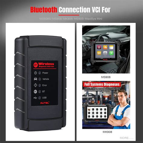 Autel Vci Bluetooth Adapter For Autel Ms908s Ms908 Mk908 Ms905 Maxisys Mini