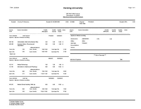 Transcript Practice With Proctor Date 222024 Herzing University