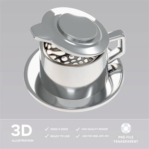Premium Psd Psd Vietnam Drip 3d Illustration