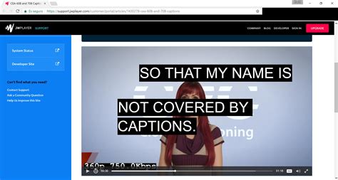 Video Streaming Jwplayer Subtitles In Chrome Appear Too Big Stack