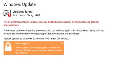 ‎windows 10 upgrade 1809 dell technologies