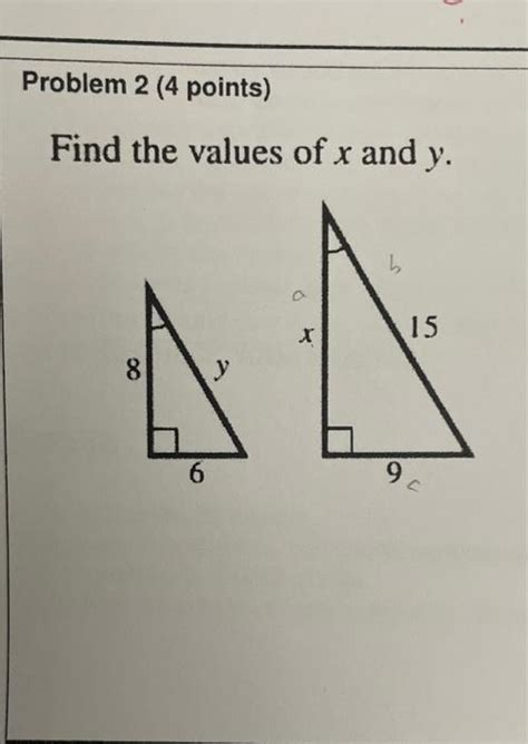 Solved Find The Values Of X And Y Chegg Com Solved Find The Values Of X And Y Chegg Com