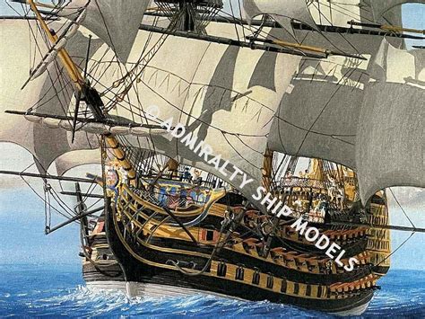 Art Print Hms Victory Ship Historic Ship Print