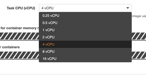 [fargate] [request] add higher vcpu memory options · issue 164
