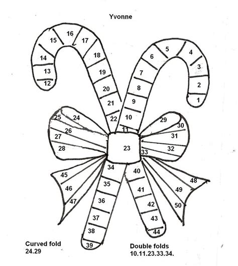 Christmas Iris Folding Templates