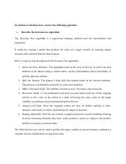 Understanding Decision Trees Algorithm Attributes And Course Hero