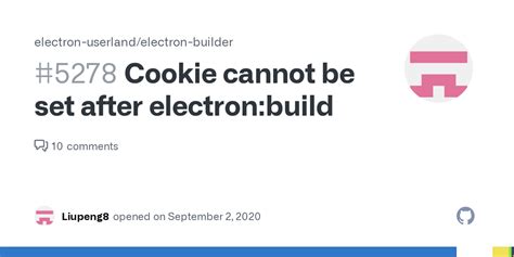 Cookie Cannot Be Set After Electron Build Issue Electron Userland Electron Builder