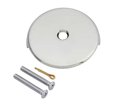 Everbilt Bath Drain Overflow Plate Brushed Nickel