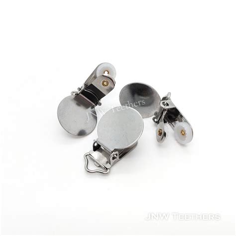 Pack 10 Metal Round Clips