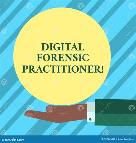 Text Sign Showing Digital Forensic Practitioner Conceptual Photo Specialist In Investigating