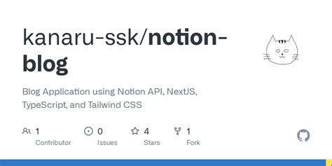 Github Kanaru Ssknotion Blog Blog Application Using Notion Api