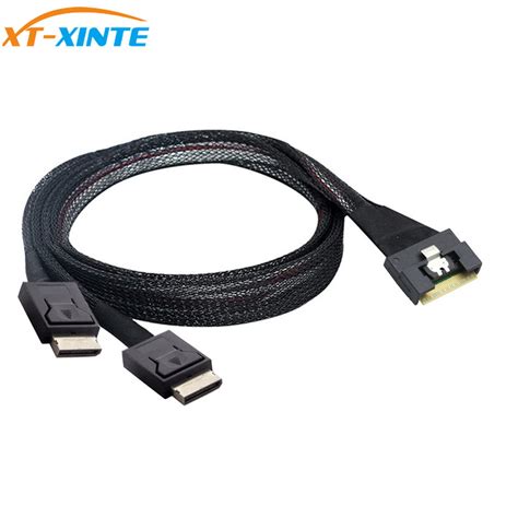 XT XINTE PCI Express PCI E Ultraport Slimline SAS Slim 4 0 SFF 8654 8i 74pin To Dual Oculink SFF