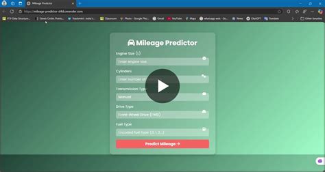 launched ai powered mileage predictor with machine learning adityabodhi gaikwad posted on the
