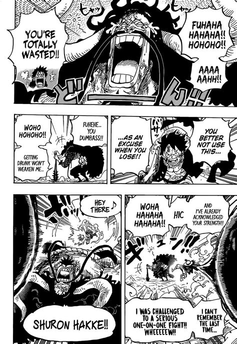 One Piece Chapter Drunken Dragon Bagua One Piece Manga
