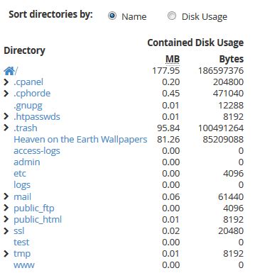 اطلاع از حجم مصرف شده هاست توسط Disk Usage سی پنل ویدیو