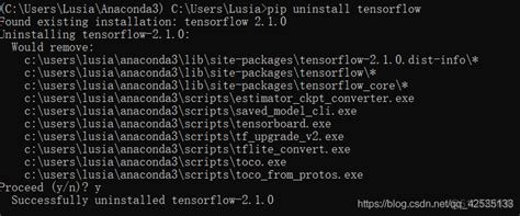 conda tensorflow降低版本 怎么把tensorflow从2 0降到1 15 mob6454cc680fc0的技术博客 51cto博客