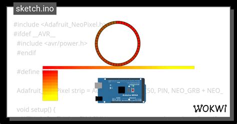Dégradé R V Wokwi Esp32 Stm32 Arduino Simulator