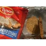 Tyson Country Fried Steaks With Gravy Mix 2275 Oz Frozen Fully