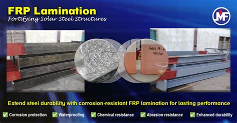 FRP Lamination Advanced Corrosion Barrier For Solar Structures