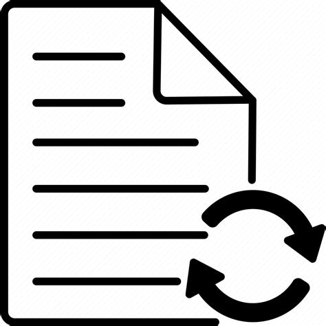 File Resubmit Document Edit Upload Retry Refresh Submit Icon